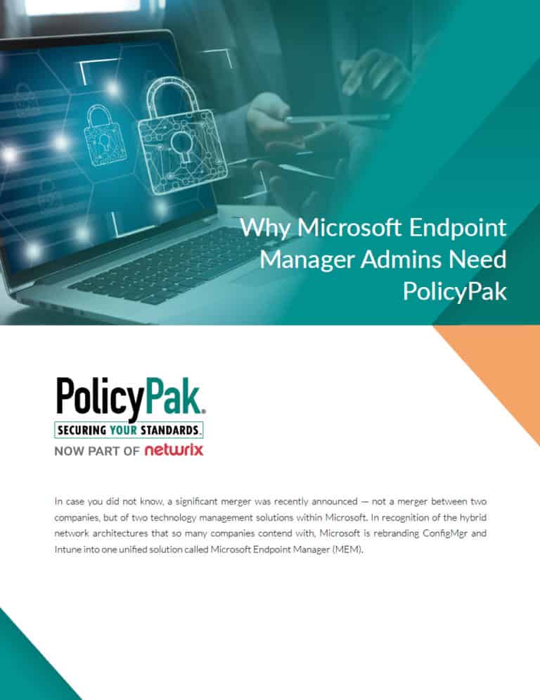 MDM Providers - PolicyPak