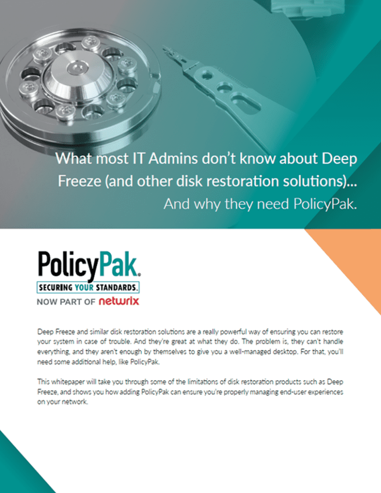 White Papers Archive - PolicyPak