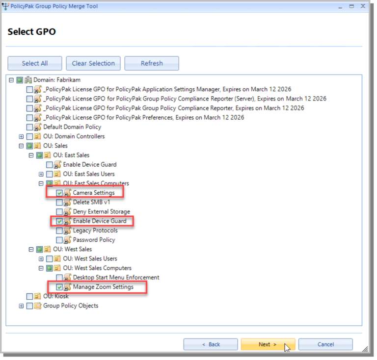 Merge GPO Settings: How to Group Multiple Settings Together - PolicyPak
