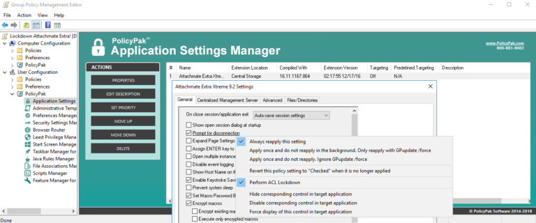 PolicyPak for Attachmate Extra! X-treme - PolicyPak